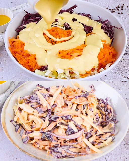 Ensalada de col cremosa perfecta: muy rica y fácil de hacer - Recetas ...